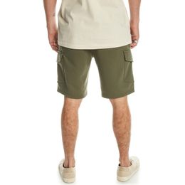 Cargoshorts Quiksilver "Cargo", Herren, Gr. M, four leaf clover, Obermaterial:55% Walkfrottier, 45% Microfaser;, Hosen Cargoshorts