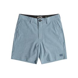 Bermudas Billabong "Crossfire", Jungen, Gr. 12(148-156cm), blau (dusty blau), Obermaterial:64% Microfaser, 22% Walkfrottier, 8% Elasthan, 6% Nylon;, Hosen Bermudas