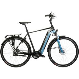 E-Bike KROSS "E-Citybike Sentio Hybrid 7.0 28 Zoll schwarz" Gr. 61, schwarz (schwarz, schwarz), Elektrofahrr&auml;der, Herren, 61cm, 28 Zoll (71,12cm), E-Bike, Pedelec, Elektrofahrrad f&uuml;r Damen und Herren