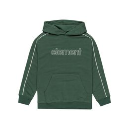 Kapuzensweatshirt Element "Cornell 90s", Jungen, Gr. 14(155-164cm), gr&uuml;n (garden topiary), Obermaterial:60% Microfaser, 40% Walkfrottier;, Sweatshirts Kapuzensweatshirt