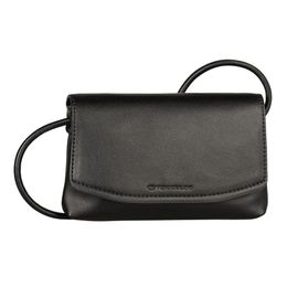 Umh&auml;ngetasche Tom Tailor "Rissa", Damen, Gr. B/H/T: 21cm x 13,5cm x 3cm, schwarz, Lederimitat, clean, gepflegt, unifarben, Taschen Umh&auml;ngetasche, Damen Schultertasche, Handtasche, auch als Clutch tragbar