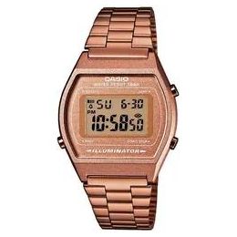 Chronograph Casio VINTAGE, rosa (ros&eacute;goldfarben), Armbanduhren, Damen, Chronograph, Quarzuhr, Armbanduhr, Damenuhr, Herrenuhr, Digitaluhr,Edelstahlarmband