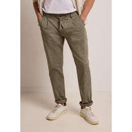 Chinohose Street One MEN, Herren, Gr. 31, L&auml;nge 32, warm sand, Web, 98% Baumwolle, 2% Elasthan, unifarben, l&auml;ssig geschnitten normal, Hosen Chinohose, aus Baumwolle mit Stretchanteil