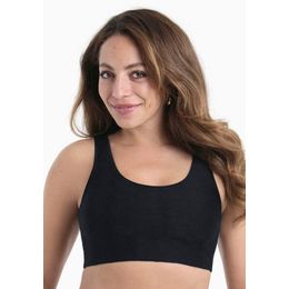 Crop-Bikini-Top ANITA SINCE 1886, Damen, Gr. L, N-Gr, schwarz, Obermaterial: 76% Polyamid, 24% Elasthan, Bikini-Oberteile, mit tiefem R&uuml;ckenausschnitt