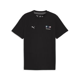 T-Shirt Puma "BMW MMS ESS LOGO TEE", Damen, Gr. XXL, Puma schwarz, Jersey, Obermaterial: 100% Baumwolle, unifarben, regular fit normal, Rundhals, Shirts T-Shirt, Regular Fit, Kurzarm, Rundhalsausschnitt, f&uuml;r Motorsport-Fans