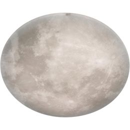 Trio LEUCHTEN LED Deckenleuchte "Lunar", wei&szlig;, 1, &Oslash; 60cm H: 12cm, 1 Stk., Leuchten, "Mondleuchte" Fernbedienung,integrierter Dimmer,Nachtlicht, LED Deckenleuchte
