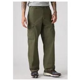 Levi's Cargohose LEVI'S "LV Hose XX CARGO BAGG", Damen, Gr. 31, L&auml;nge 32, forest night, Web, Obermaterial: 100% Baumwolle, bequem lang, Hosen Cargohose, bequeme Passform