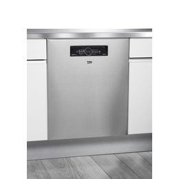Beko Unterbaugeschirrsp&uuml;ler "BDDN36462XP", Energieeffizienz: A, grau, B:59,8cm H:81,8cm T:57cm, Geschirrsp&uuml;ler, Die PowerIntense-Technologie sorgt f&uuml;r herausragende Sp&uuml;lergebnisse, Unterbaugeschirrsp&uuml;ler