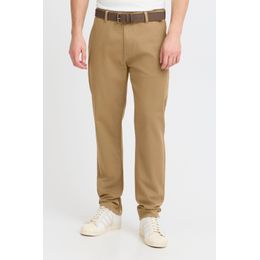 Chinohose Blend "BHLPants", Herren, Gr. 36, L&auml;nge 34, otter, Web, 98% Baumwolle, 2% Elasthan, unifarben, slim fit lang, Hosen Chinohose, Klassische Stoffhose mit G&uuml;rtel - Regular Fit