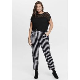 Only sheego Gro&szlig;e Gr&ouml;&szlig;en Longshirt, schwarz, Gr&ouml;&szlig;e L - Damen