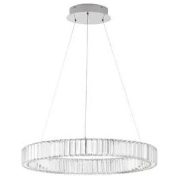 NOVA LUCE LED-H&auml;ngeleuchte "AURELIA", silber, 1, &Oslash; 60cm, 1 Stk., Leuchten