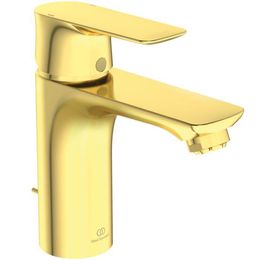 Ideal Standard Connect Air Waschtischarmatur A7022A2 5 l/min, Ausladung 112mm, ND, brushed gold