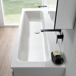 rivea Dia ultraflacher M&ouml;belwaschtisch B: 161 H: 14,2 T: 51,5 cm, BR0128WH,