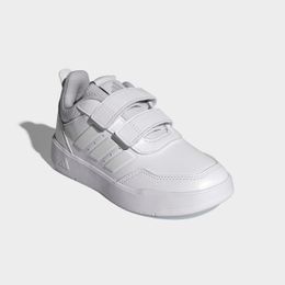 Sneaker adidas Sportswear "TENSAUR SPORT 3.0 CF K", M&auml;dchen, Gr. 28, cloud wei&szlig;, ftwr wei&szlig;, grau one, Synthetik, Textil, Schuhe Sneaker, mit Klettverschluss, f&uuml;r Kinder & Jugendliche