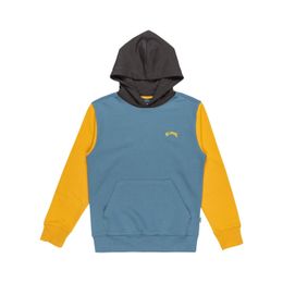 Hoodie Billabong "Arch Block", Jungen, Gr. 14(155-164cm), blau, Obermaterial: 55% Walkfrottier, 25% Walkfrottier, 20% Microfaser;, Sweatshirts Hoodie