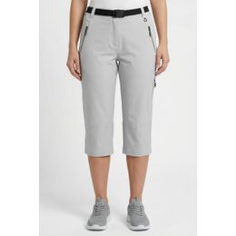 Caprihose Killtec "KOS 240 WMN CPR PNTS", Damen, Gr. 42, N-Gr, hellgrau, Obermaterial: 100% Polyester. Futter: 65% Polyester, 35% Baumwolle, Hosen Caprihose