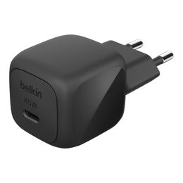 Belkin USB-Ladeger&auml;t "BoostCharge kompakter 45 W Charger", schwarz, B:10,11cm H:10,26cm T:3,84cm, Ladeger&auml;te, USB-Ladeger&auml;t