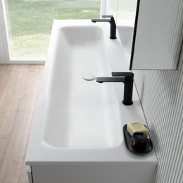 rivea Dia ultraflacher M&ouml;belwaschtisch B: 161 H: 14,2 T: 51,5 cm, BR0129WM,