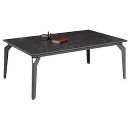Couchtisch Stolkom "Bibi", schwarz (schwarz, schwarz, schwarz), B/H/T: 110cm x 40,5cm x 70cm, Tische, Couchtisch, Keramik Schwarz, Wohnzimmertisch in edler Optik