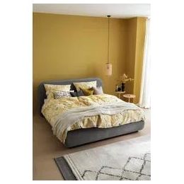 Sch&ouml;ner Wohnen Wendebettw&auml;sche "Fleur", gelb, B/L: 135cm x 200cm, 1 Stk., 1 Stk., Satin, B/L: 80cm x 80cm, 2 Stk., Satin, 100% Baumwolle, SCH&Ouml;NER WOHNEN-KOLLEKTION, Bettw&auml;sche, Wendebettw&auml;sche, aus reiner Baumwolle