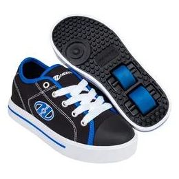 Sneaker Heelys "CLASSIC X2", Kinder, Gr. 38, blau (blk, wht, blau), Synthetik, Schuhe Sneaker, mit 2 Rollen