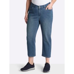 sheego Gro&szlig;e Gr&ouml;&szlig;en Jeans im Curvy-Schnitt VERENA, blue-bleached, Gr&ouml;&szlig;e 58 - Damen
