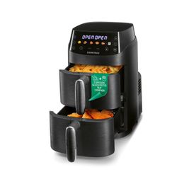 gourmetmaxx Hei&szlig;luft-Fritteuse 2000W schwarz