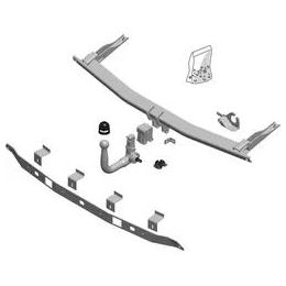 BRINK Anh&auml;ngevorrichtung BMU 606100 R&uuml;ckseite mit abnehmbarem Kugelkopf f&uuml;r VW