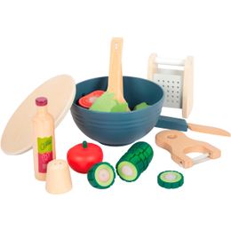 Spiellebensmittel Small Foot "Schneide-Set Salat fresh", bunt, Kaufladensortimente, Kinder, aus Holz