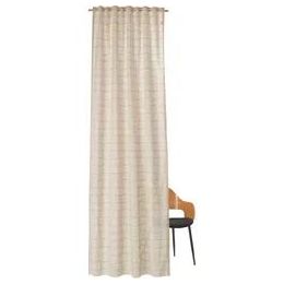 Sch&ouml;ner Wohnen Vorhang "Cottage" Gr. 1, beige (beige, creme), B:125cm H:250cm, Chenille, Leinen, Polyacryl, Polyester, Viskose, SCH&Ouml;NER WOHNEN-KOLLEKTION, Gardinen
