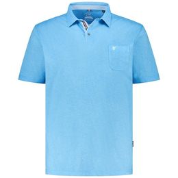 Gro&szlig;e Gr&ouml;&szlig;en Hajo Poloshirt "Stay Fresh", atmungsaktiv Farbe lichtblau Gr&ouml;&szlig;e: 6XL