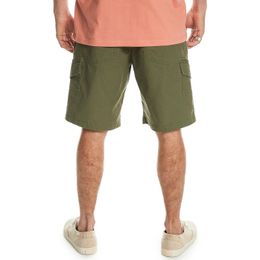 Cargoshorts Quiksilver "MW Cargo 20", Herren, Gr. 38(XXL), gr&uuml;n (four leaf clover), Obermaterial:98% Walkfrottier, 2% Elasthan;, Hosen Cargoshorts