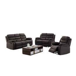HTI-Living 3 Sitzer 2 Sitzer Sessel Kirwall