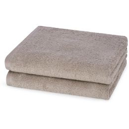 Handt&uuml;cher Ross "Doubleface - Uni-Farbfond", flanell, natur, B:50cm L:100cm, Frottier, Baumwolle, Handt&uuml;cher, aus feinster Baumwolle