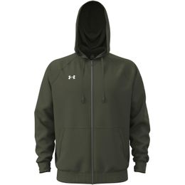 Under Armour Hoodiejacke Rival Fleece Marine od Green/White (Gr&ouml;&szlig;e: XL)