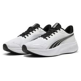 Laufschuh Puma "POUNCE LITE", Damen, Gr. 46, schwarz-wei&szlig; (Puma wei&szlig;, Puma schwarz), Textil, Schuhe Laufschuh, mit PROTREAD Gummilaufsohle, mit SOFTFOAM+ D&auml;mpfungstechnologie