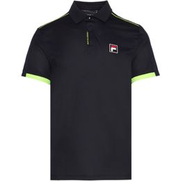 Fila Tennisshirt Herren - Gr&ouml;&szlig;e S - schwarz