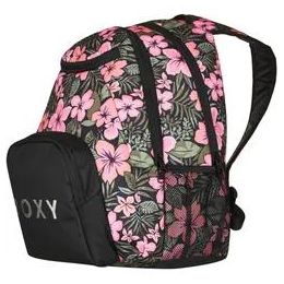 Tagesrucksack Roxy "Shadow Swell Printed", Damen, grau (anthrazit fearless floral), Polyester, Rucks&auml;cke