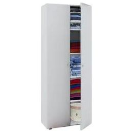 Kleiderschrank Vcm "Kleiderschrank Jugendschrank Vandol Dreht&uuml;ren", wei&szlig;, B:70cm T:40cm, Obermaterial: 100% Holz Wood., Schr&auml;nke, Kleiderschrank