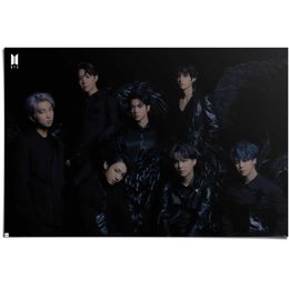 Poster Reinders "Bangtan Boys", schwarz (farbe bild(er): schwarz), B:91,5cm H:61cm T:0,1cm, Papier, Bilder, Poster