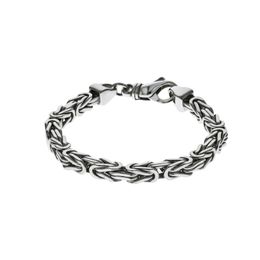 ZEEme Basic Armband Silber 925 poliert K&ouml;nigskette 6mm breit