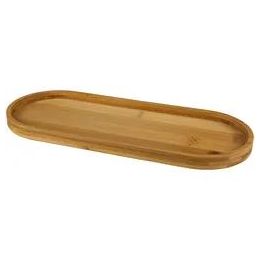 Dekoschale Kleine Wolke "Dash Tray", beige (natur), B:27,5cm H:1,5cm T:11cm, Bambus, Dekoschalen