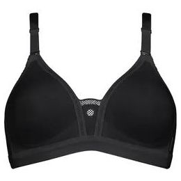 Sport-BH triaction by Triumph "Triaction Trophy N", Damen, Gr. 90, Cup E, schwarz, Single Jersey, Obermaterial: 53% Polyamid, 24% Baumwolle, 22% Elasthan (LYCRA), 1% Viskose, BHs Sport-BH, atmungsaktiv und hoher Support