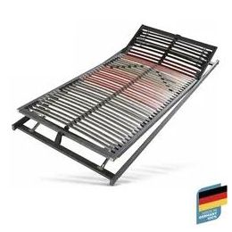 Lattenrost Beco "Tech Ultraflach KF", schwarz, B:90cm H:4,5cm L:200cm, Lattenroste, Lattenrost, 7 Liegezonen, geringe Bauh&ouml;he