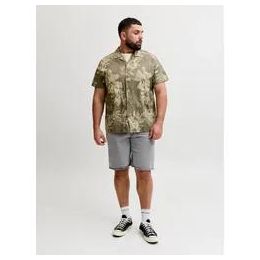 Jack & Jones PlusSize Jeansbermudas "JJITONY JJORIGINAL SHORT", Herren, Gr. 44 (5XL), N-Gr, grau denim, Denim/Jeans, Obermaterial: 100% Baumwolle, JACK & JONES PLUSSIZE, leichte Abriebeffekte, relaxed fit kniefrei, Jeans, Five-Pocket-Design, relaxed fit