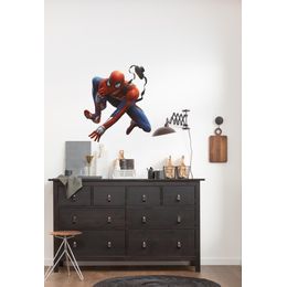 Wandtattoo Komar "Marvel Spider-Man Camera", blau (blau,rot), Disney, Folie, Wandtattoos, Wandtattoo, 50 x 70 cm (Breite x H&ouml;he) - Kinderzimmer, Wandsticker