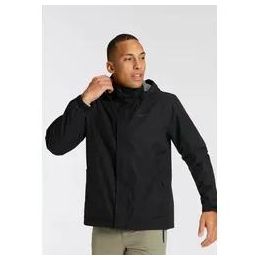 Regenjacke CMP, Herren, Gr. 54, schwarz (nero), Obermaterial: 100% Polyester. Futter: 100% Polyester, mit verstellbarem Klettverschluss, Jacken Regenjacke, Atmungsaktiv & Winddicht & Wasserdicht, &Uuml;bergangsjacke