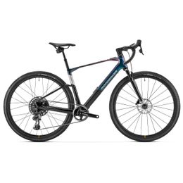Mondraker Dusty XR - L - E-Gravel - Schwarz/Polaris/Silber