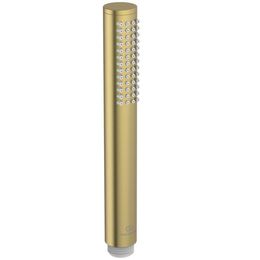 Ideal Standard Idealrain Atelier Stabhandbrause BC774A2 19,8 x 2,5 cm, aus Metall, 1-Strahlart, Brushed Gold