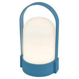 Briloner LEUCHTEN LED Au&szlig;en-Tischleuchte "ASA 7544010", taubenblau, Leuchten